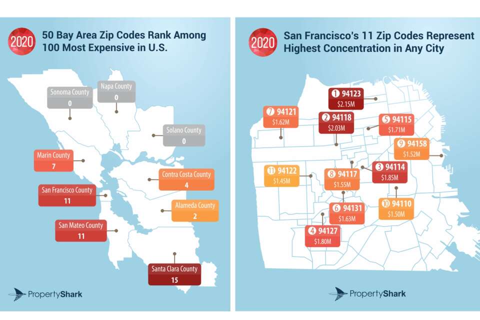Bay Area ZIP code ranks as the most expensive in the country, again