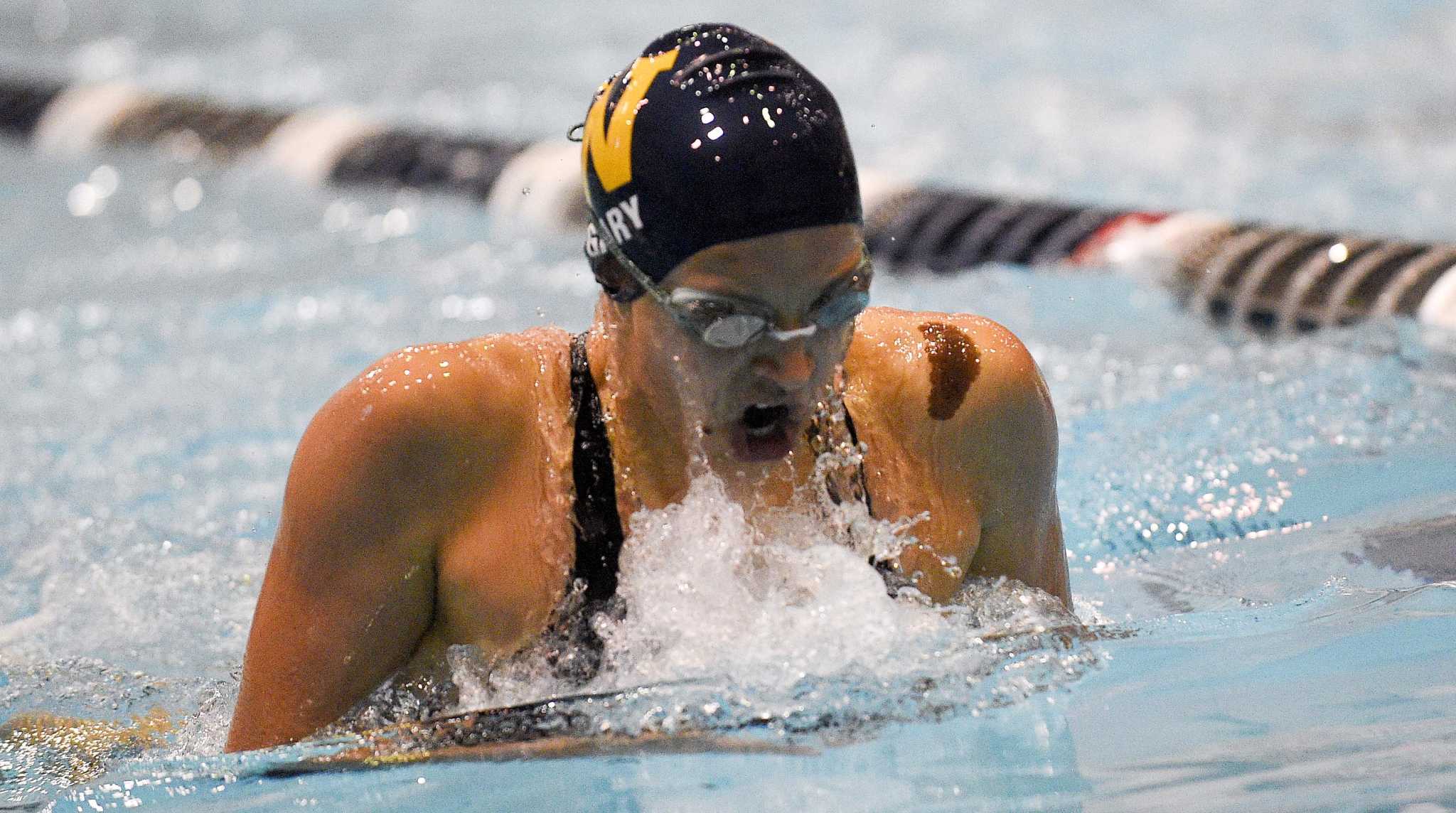 Led by its seniors, Weston captures SWC girls swimming title
