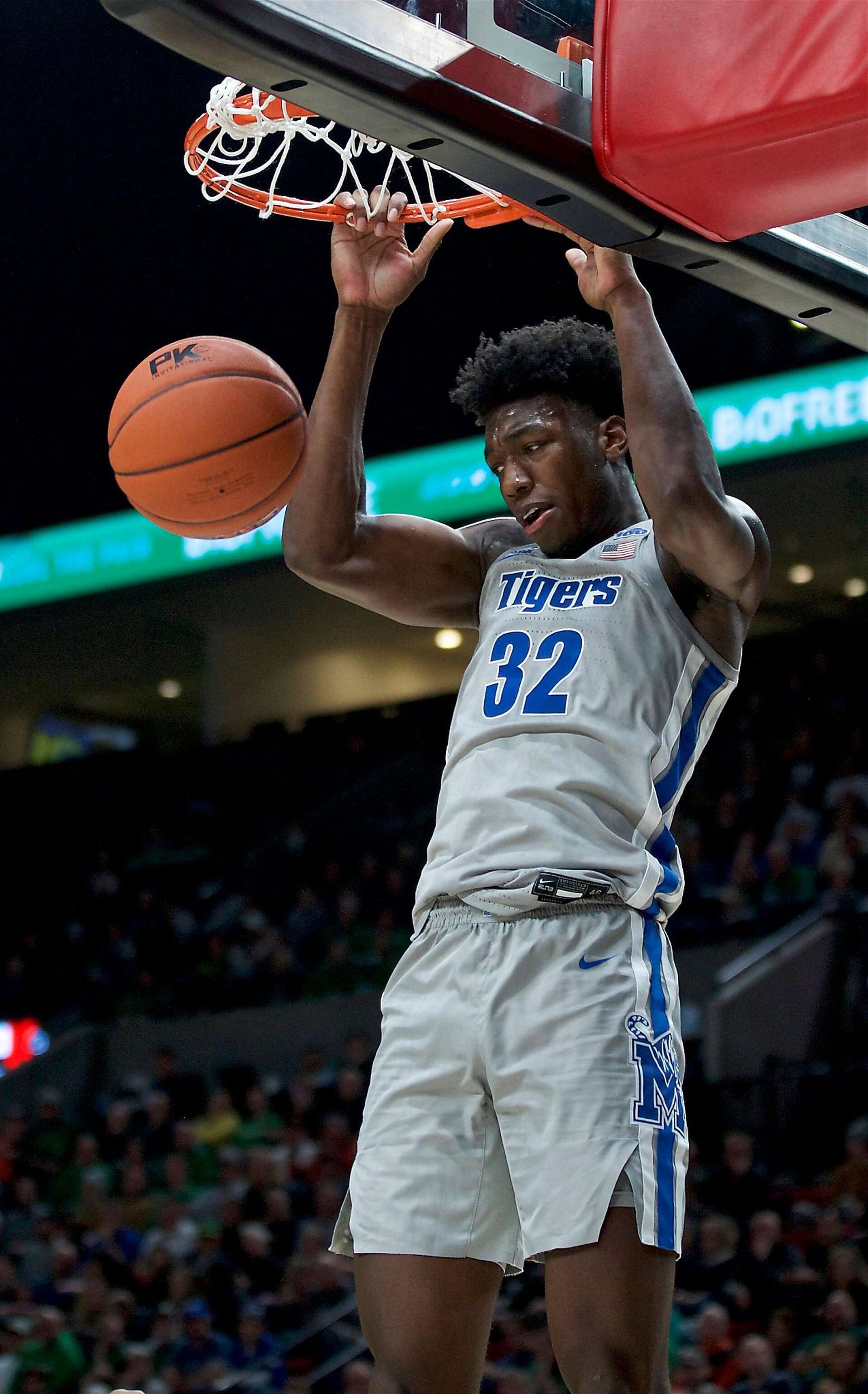 Warriors take Memphis’ James Wiseman with No. 2 pick in NBA draft