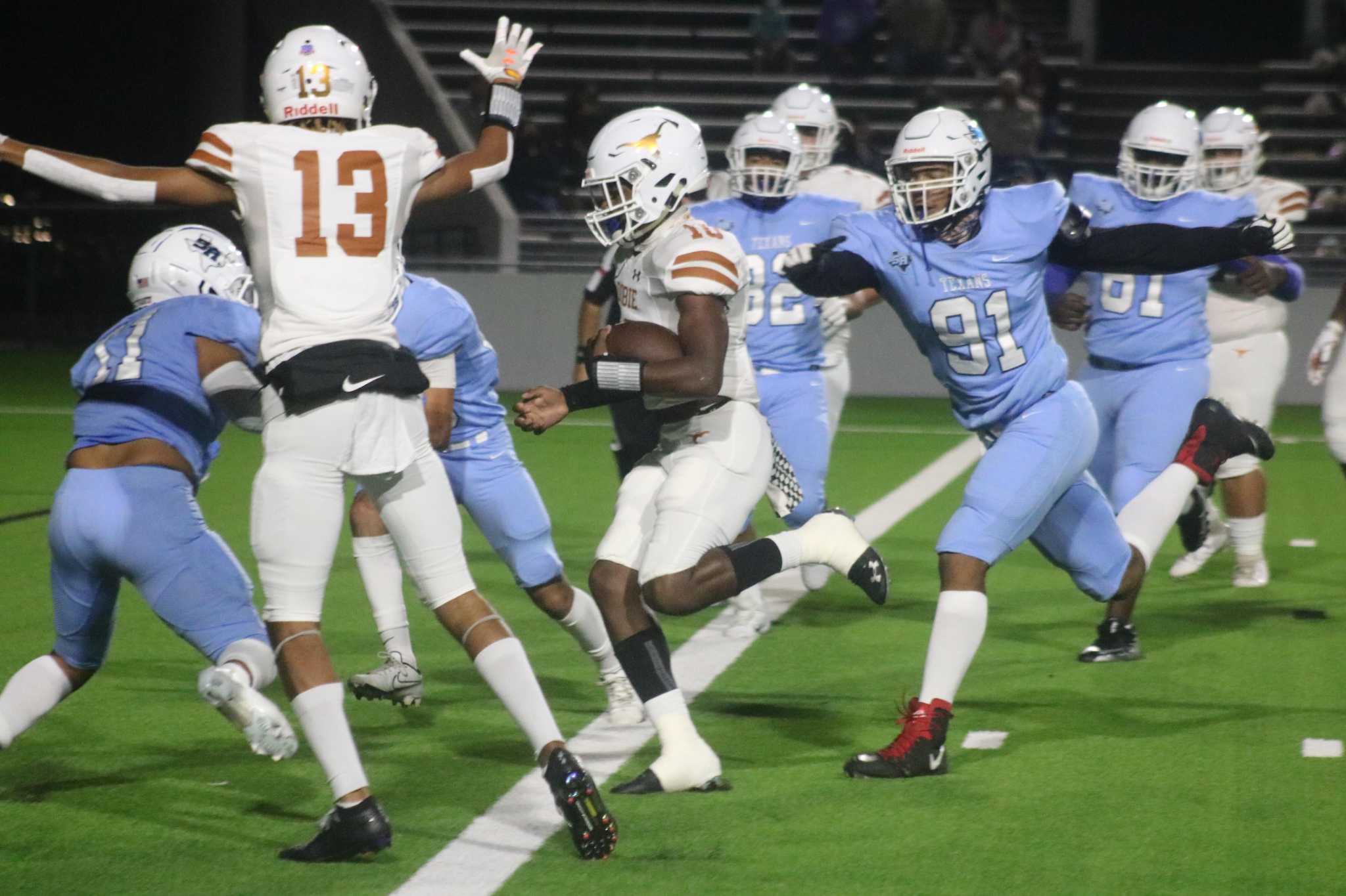 Dobie football clinches 22nd playoff berth with 53-0 win