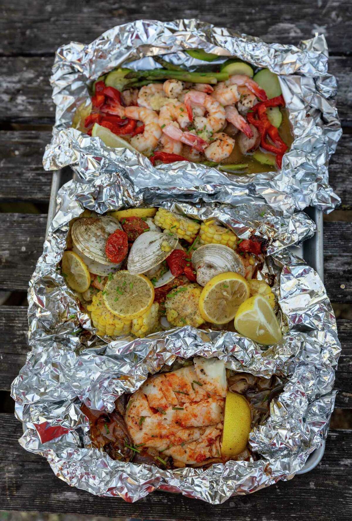 Chuck’s Food Shack: Cooking seafood in foil packets makes for an ocean ...
