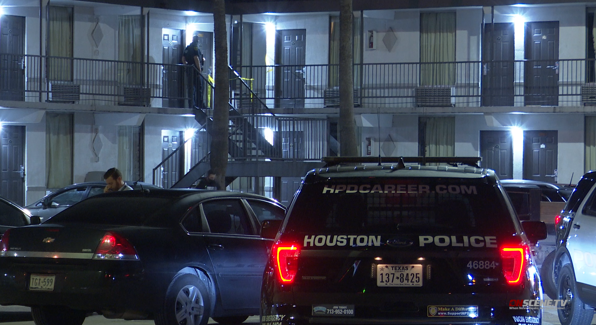 Man killed, another wounded in north Houston motel shooting Man killed, another wounded in north Houston motel shooting