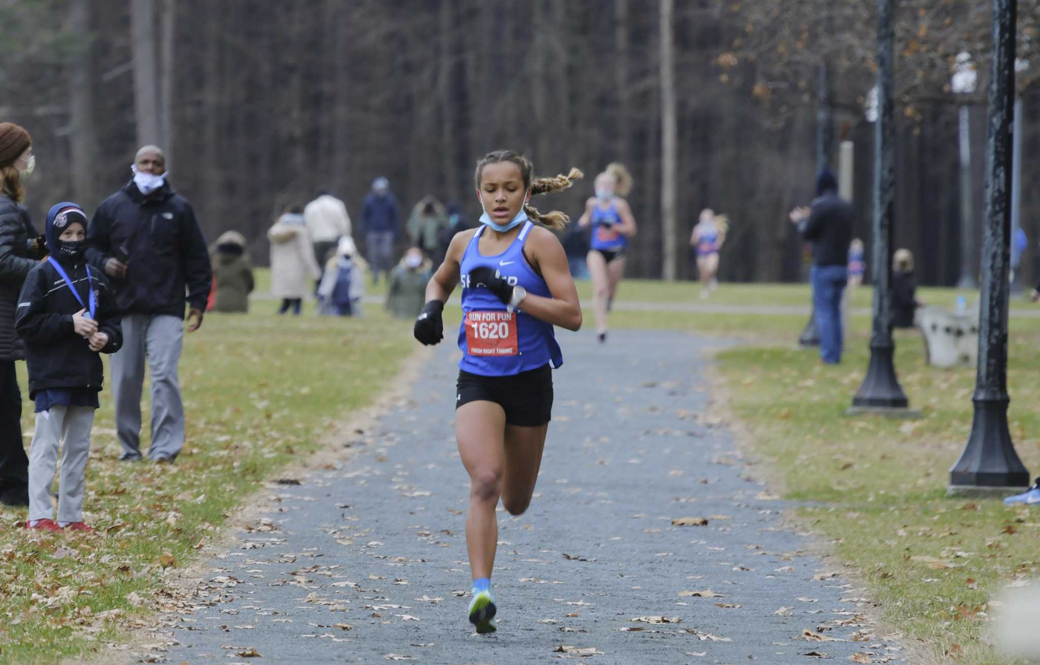 Shaker's Leonni Griffin continues to excel running for the Blue Bison