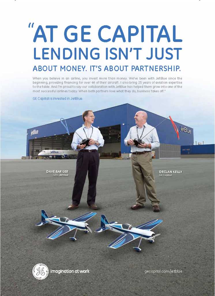 GE Cap ads highlight personal touch