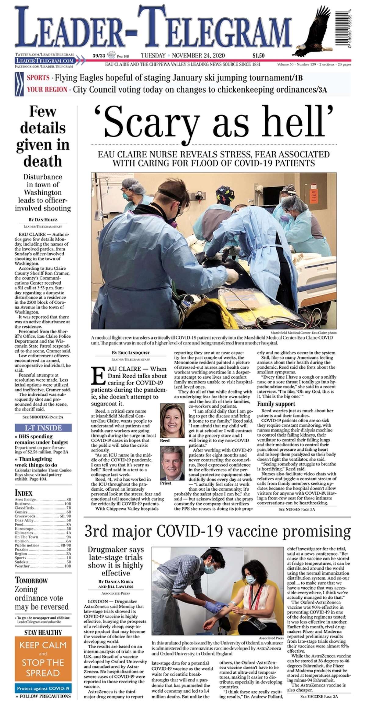 'It's real': Newspaper front pages show struggles to control the virus