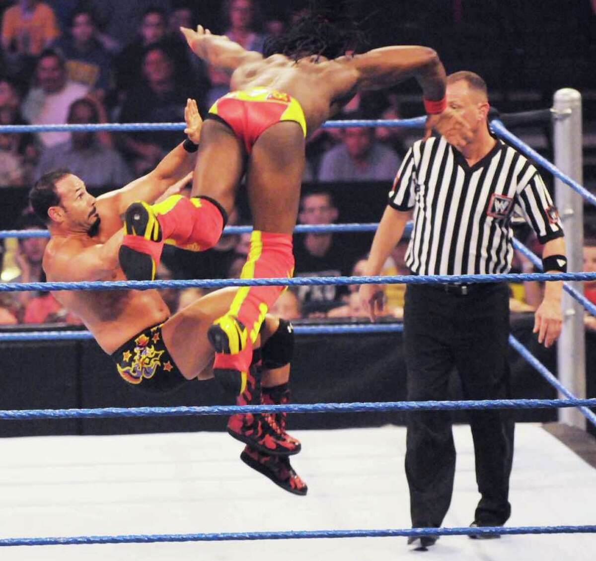WWE crews work relentlessly to keep shows on the road