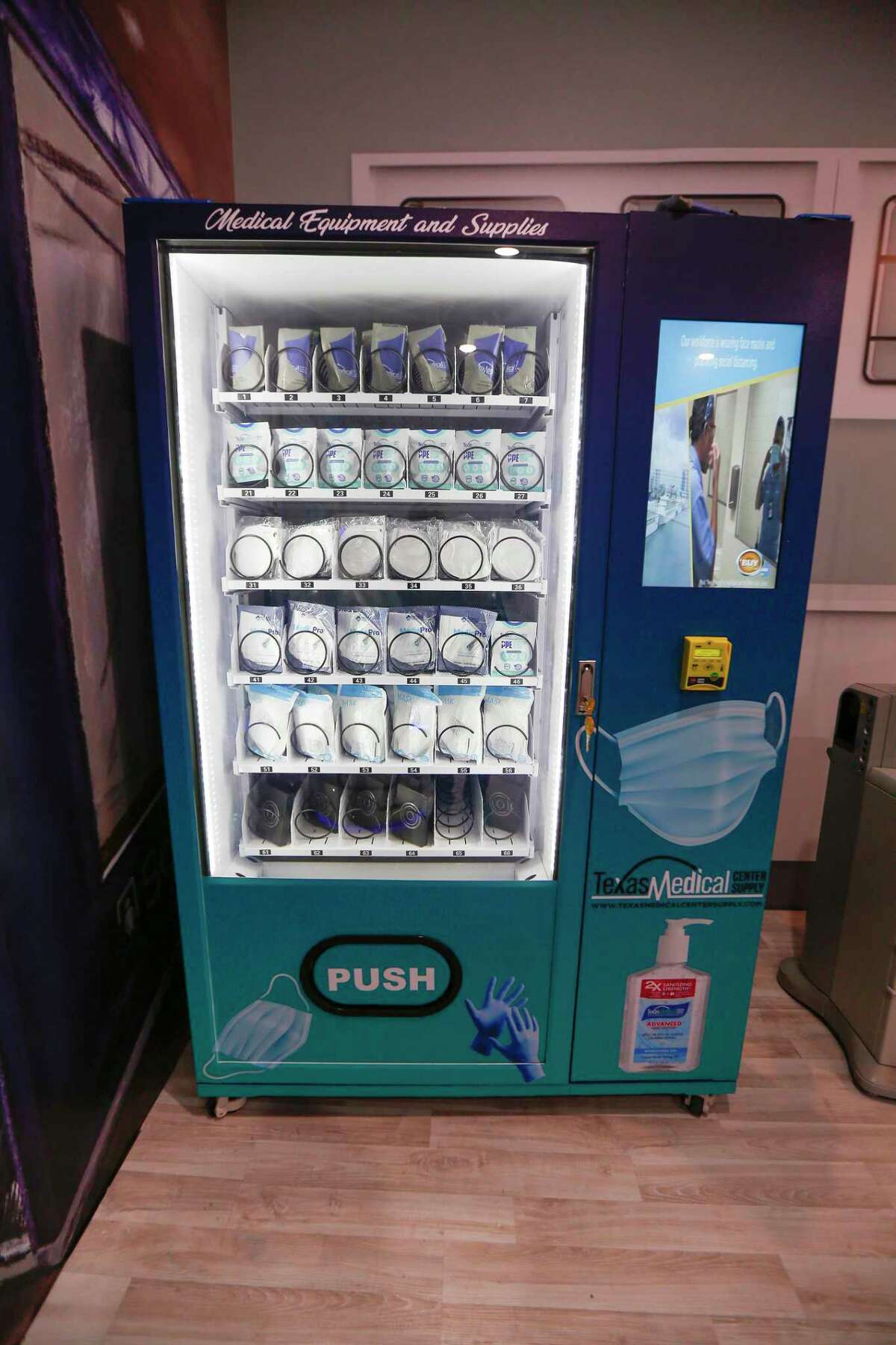 Inside the Houston PPE supplier making masks, hand sanitizer dispensers ...