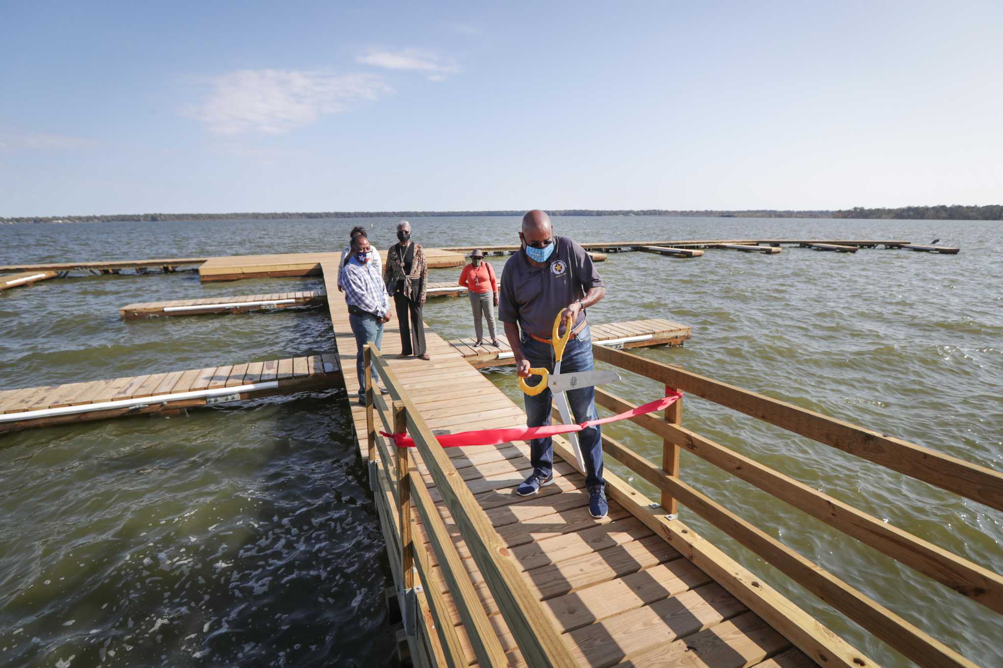 Deussen Park T-pier reopens after Hurricane Harvey caused $500K in damages