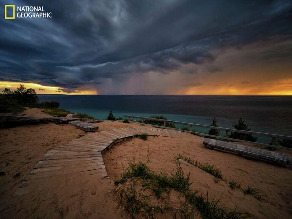 Famous Lake Michigan view featured on National Geographic’s December issue