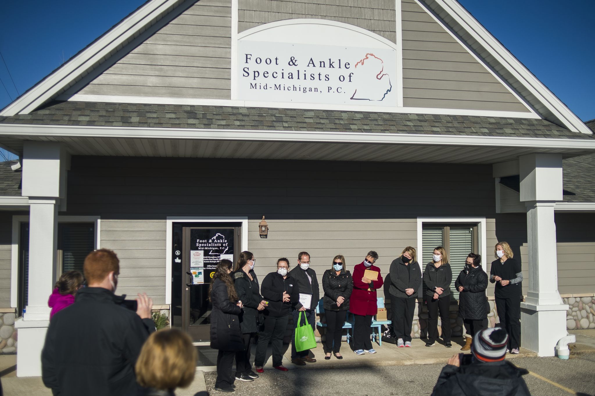 Photos: Foot & Ankle Specialists of Mid-MI PC ribbon cutting