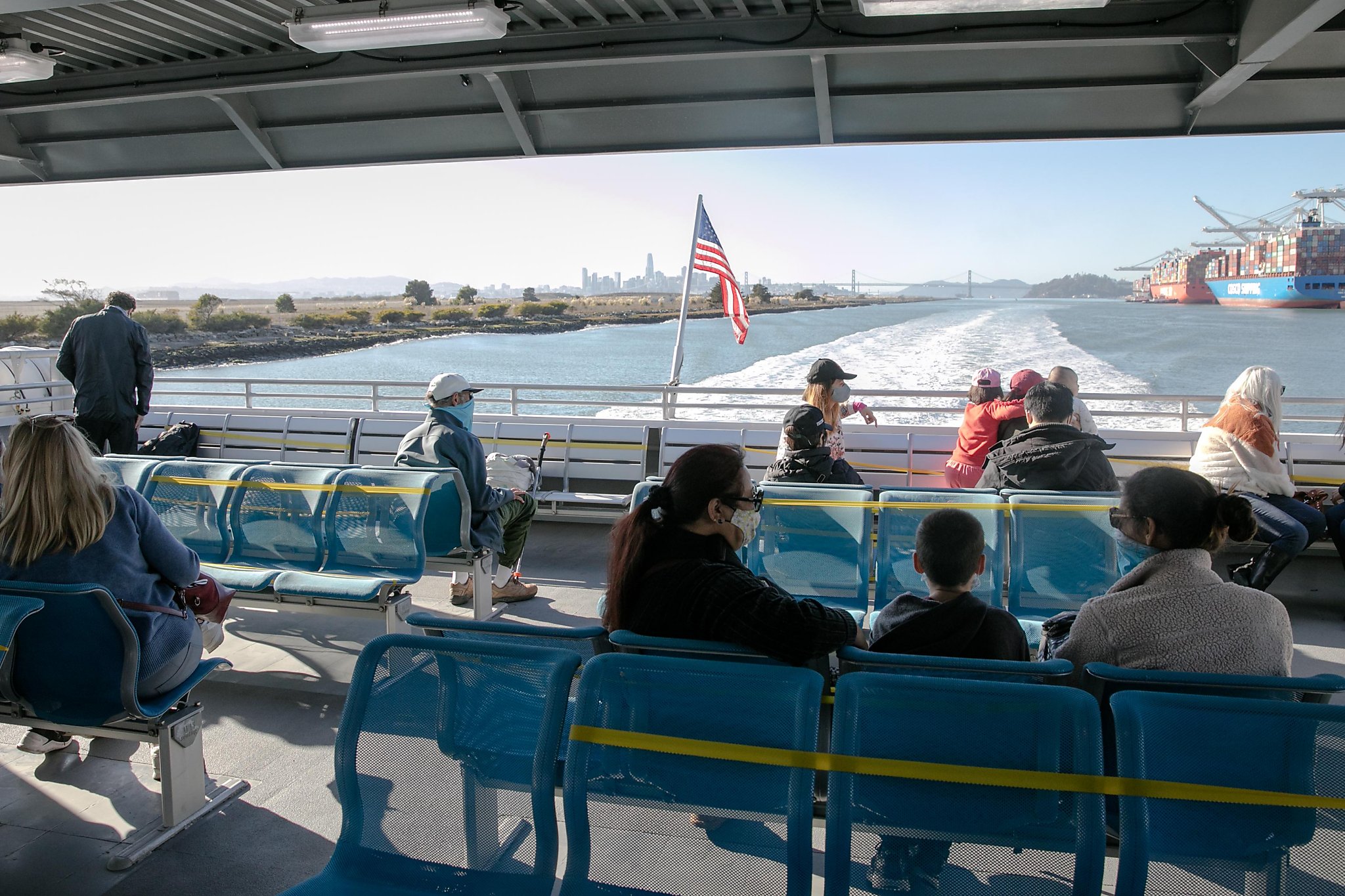 Here's what riding an SF Bay ferry is like during COVID-19