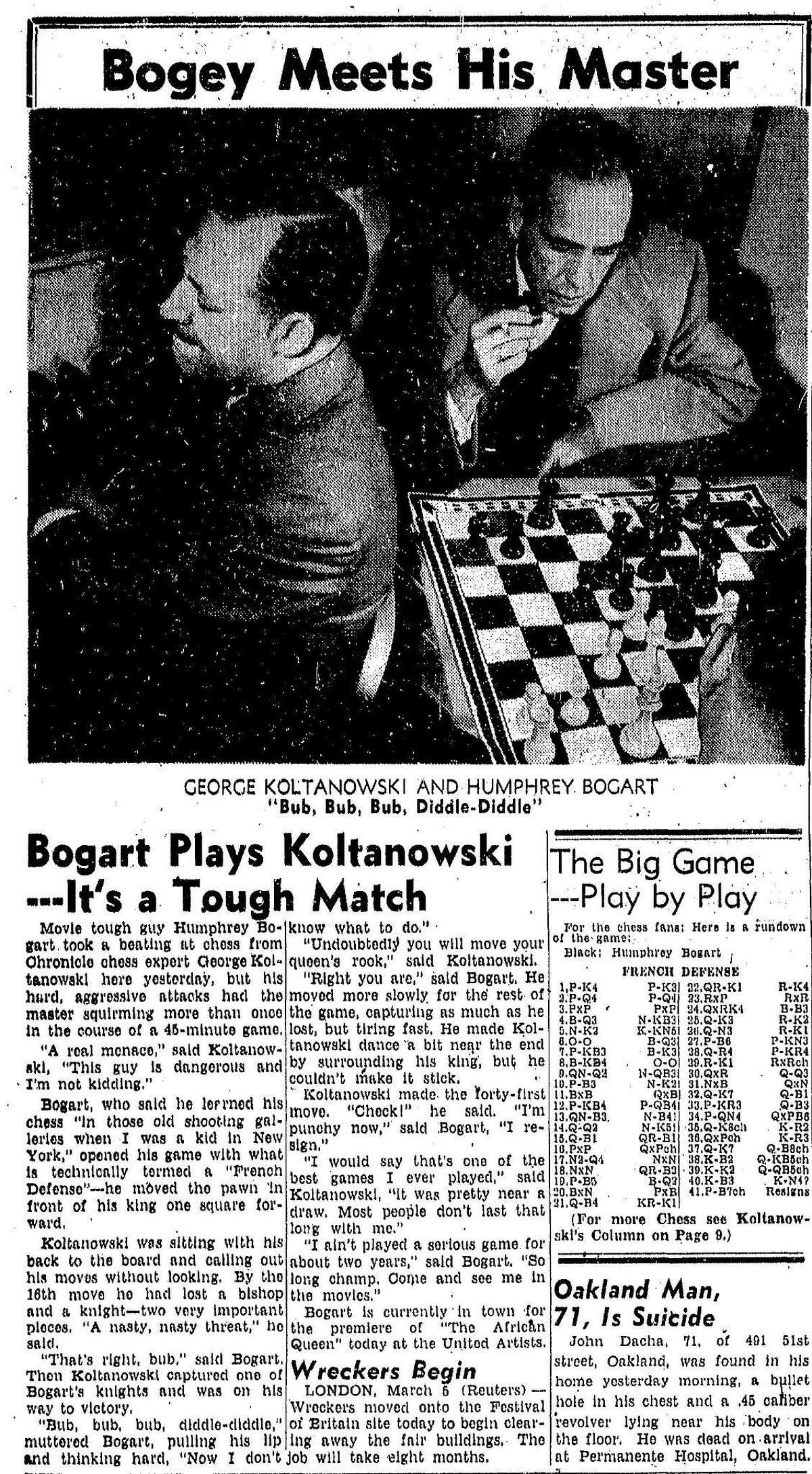 Chess legend George Koltanowski: An archive deep dive of record ...