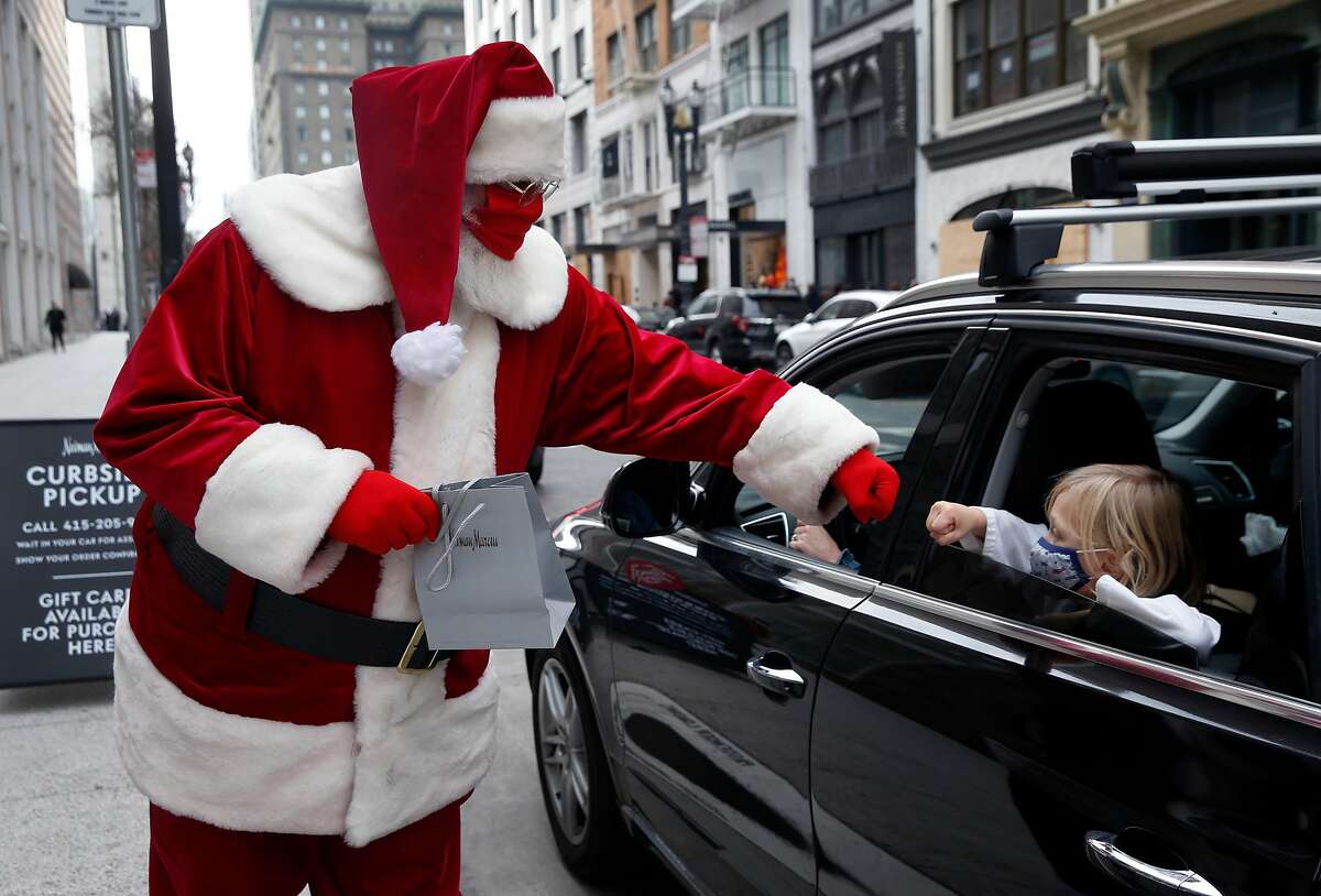 Curbside Santa a new pandemic norm as parents try to keep the season’s ...