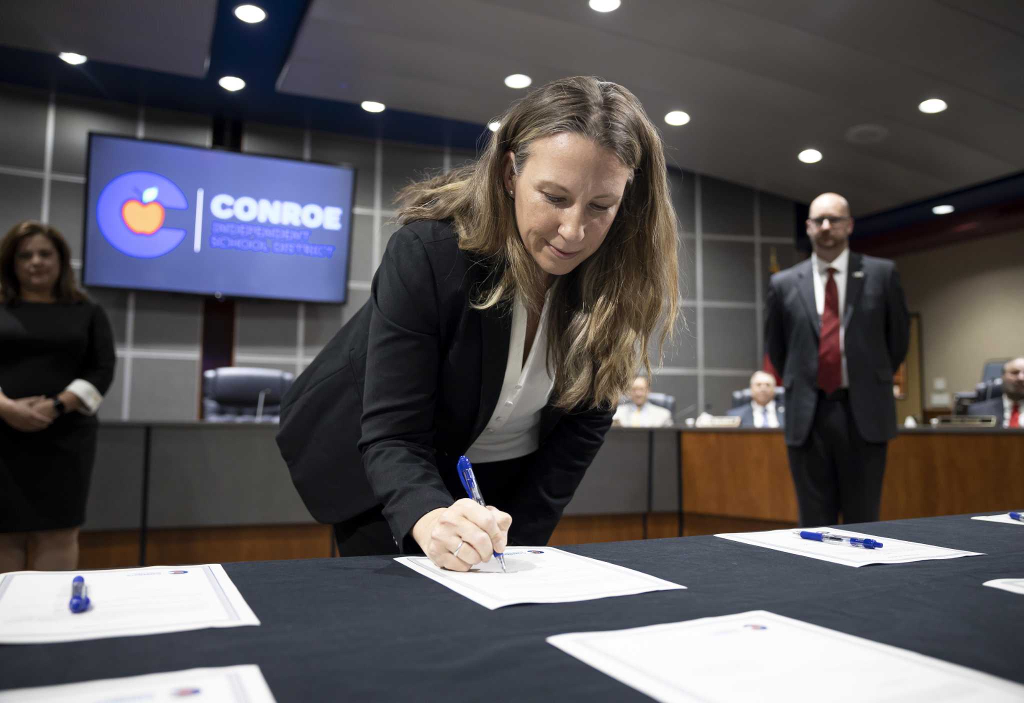 New Conroe ISD board members outline goals for first term