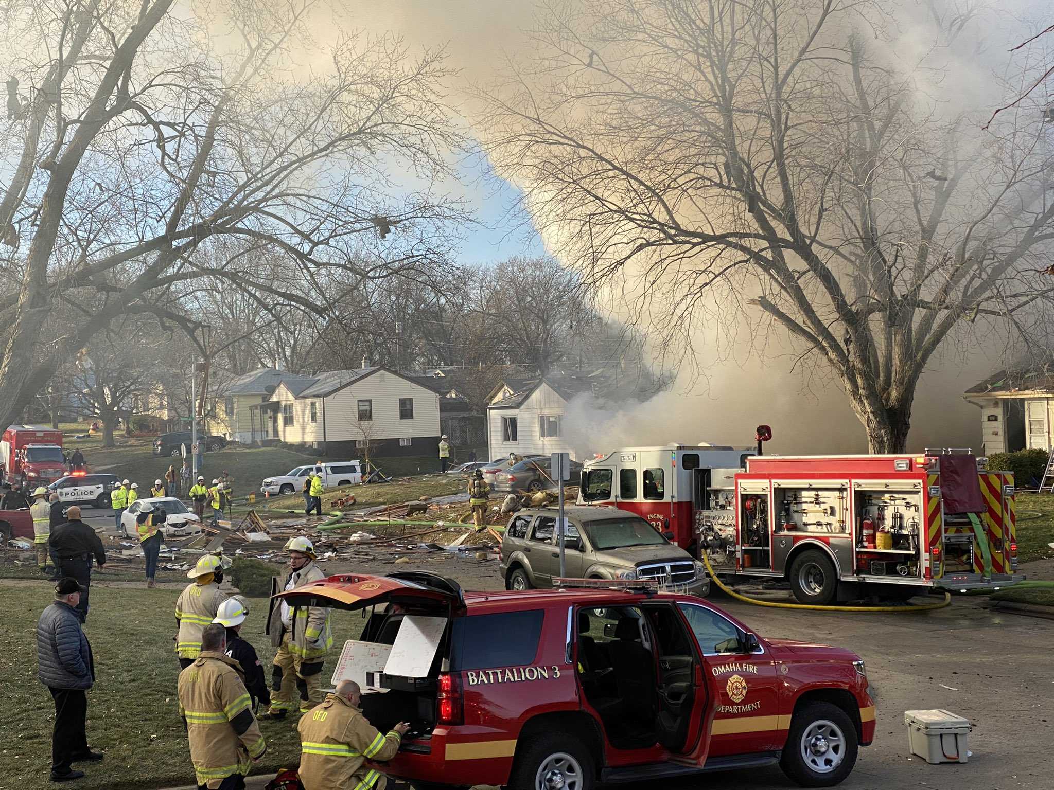 Fire officials: One dead, two critically injured in Omaha house explosion