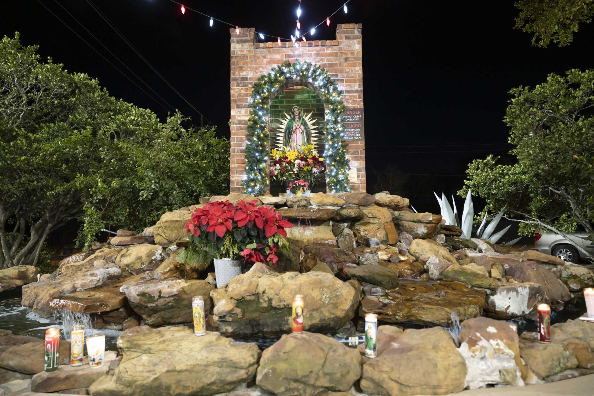 Devotees at Conroe’s Sacred Heart honor Virgin of Guadalupe during pandemic