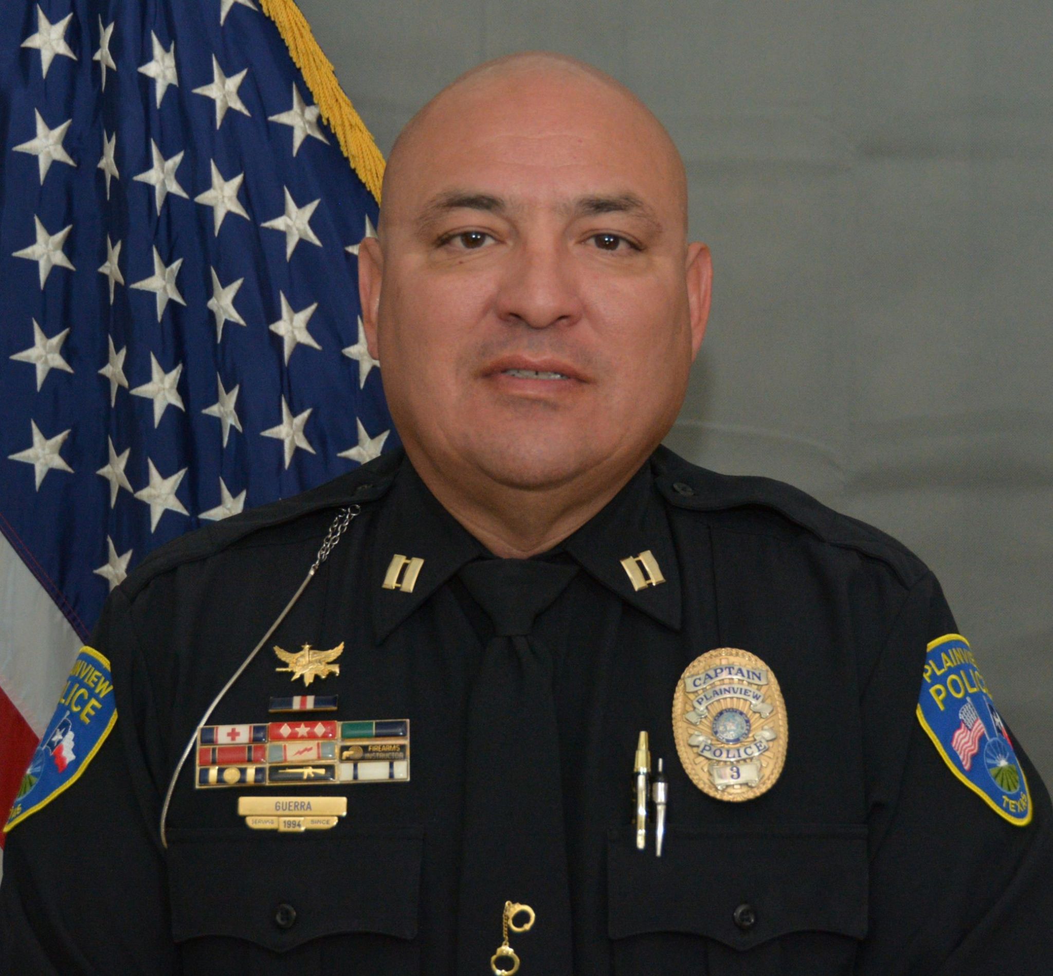 Captain Guerra retires after 26 years with Plainview PD