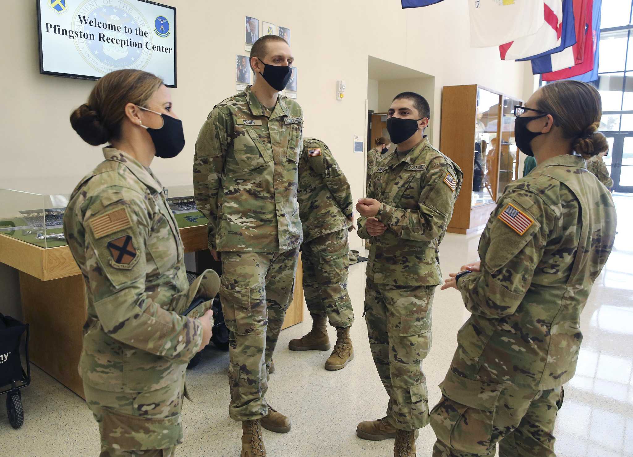 Space Force’s first seven recruits graduate from Joint Base San Antonio ...