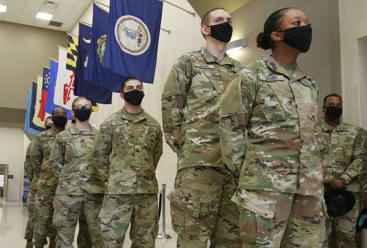 Space Force’s first seven recruits graduate from Joint Base San Antonio ...