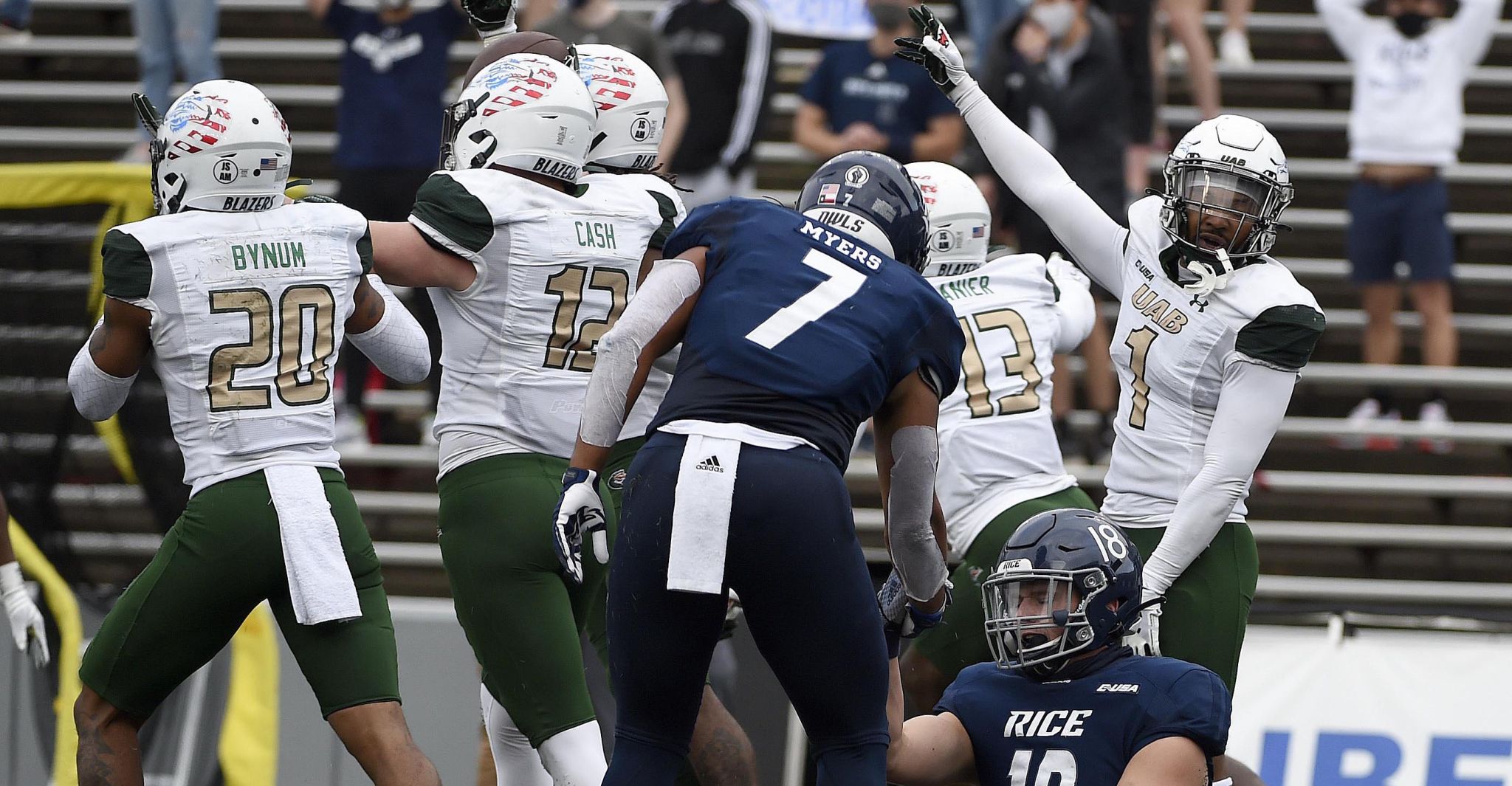 Rice finishes season with loss to UAB