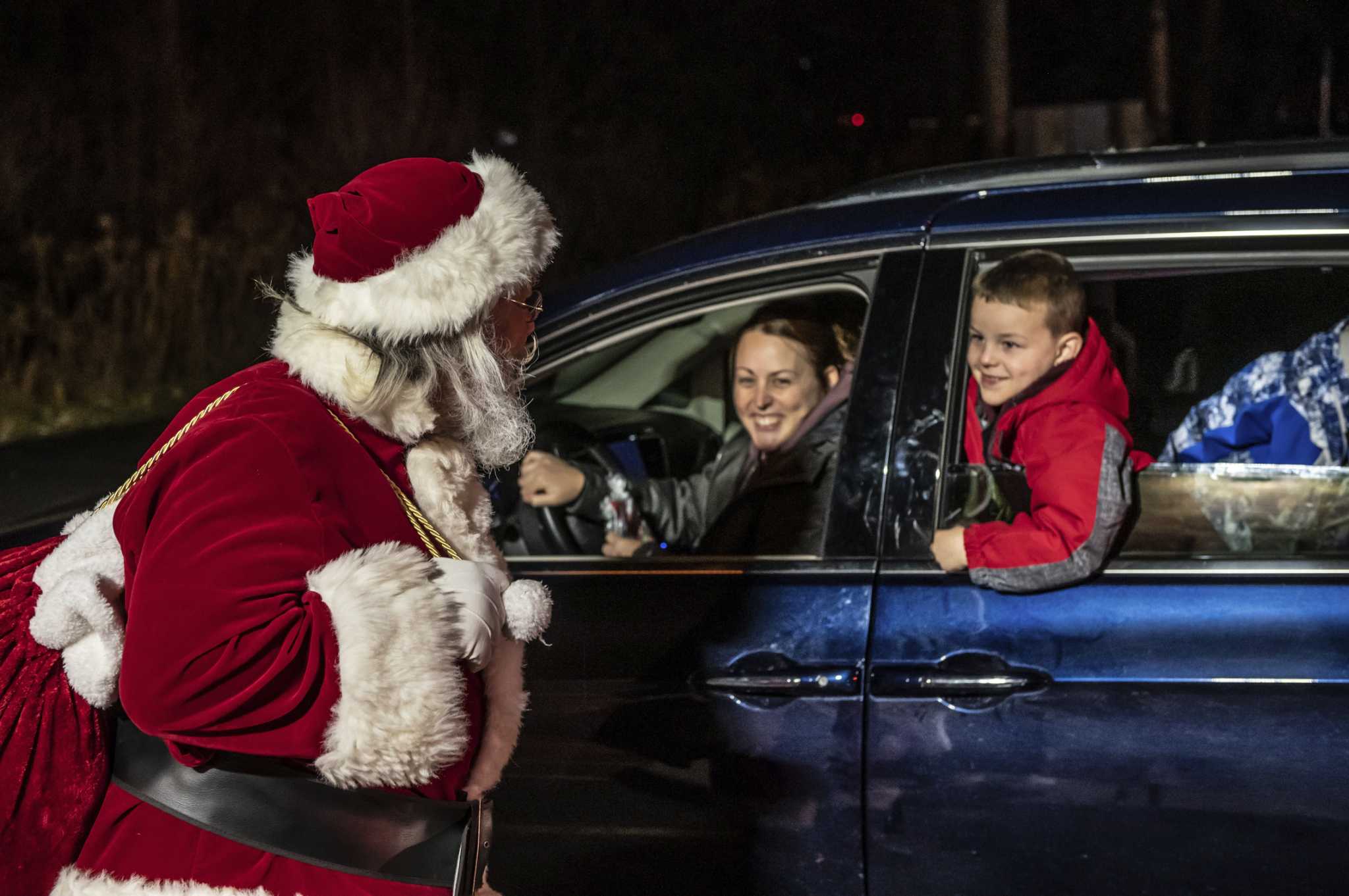 Stay in Your Sleigh car parade in Bullock Creek