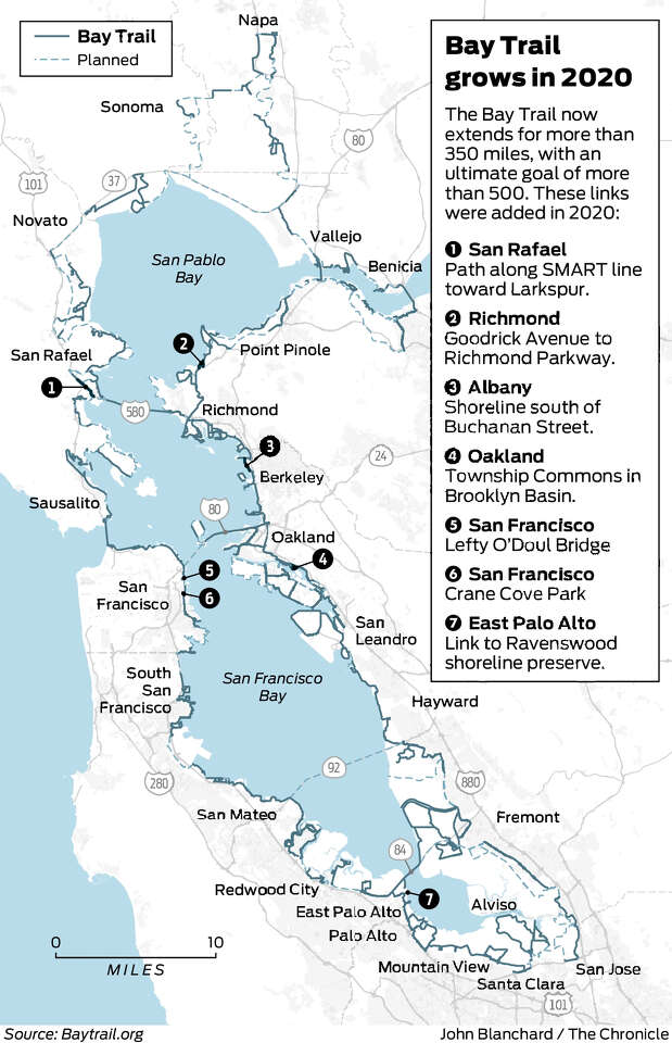 S.F. Bay Trail is growing — here’s what’s new this year