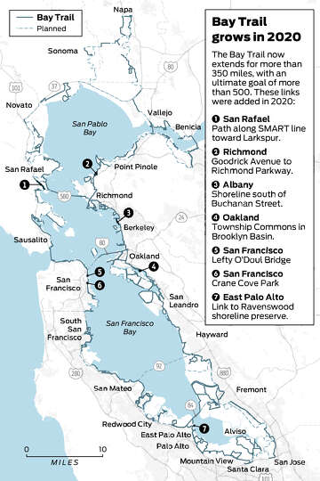 S.F. Bay Trail is growing — here’s what’s new this year