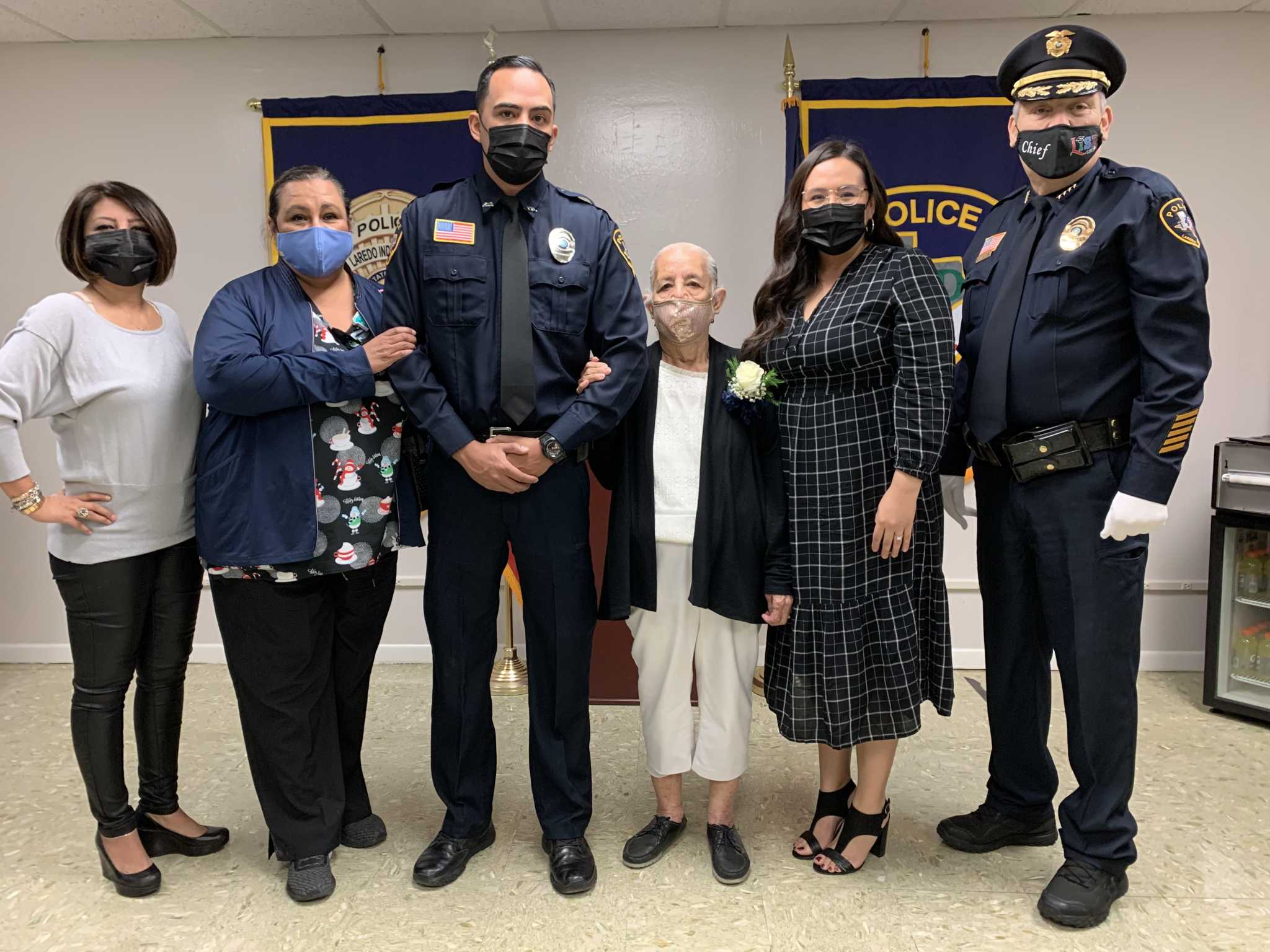 LISD Police Department swears in new sergeant and officer