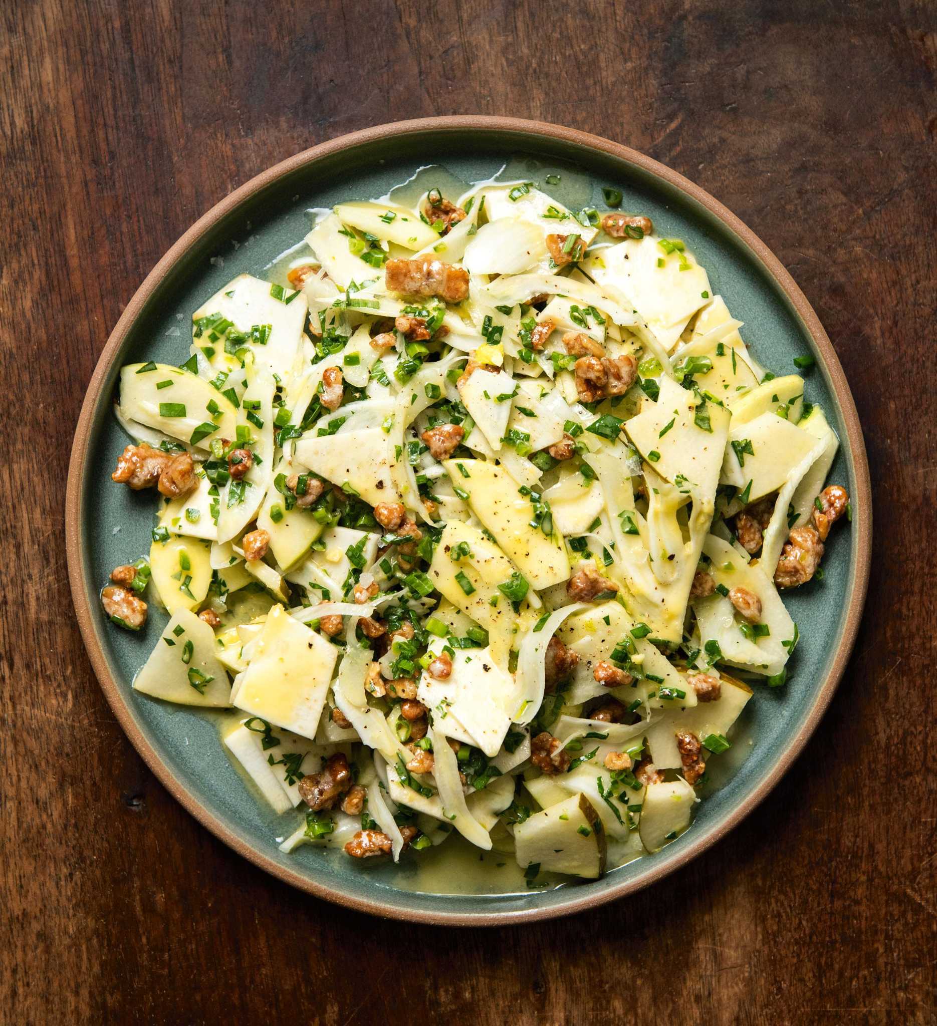 Recipe: Celery Root, Fennel, Pear and Apple Salad with Meyer Lemon ...