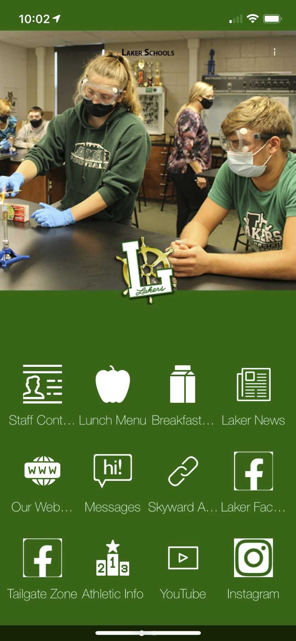 Laker, USA districts communicating with students, families through apps