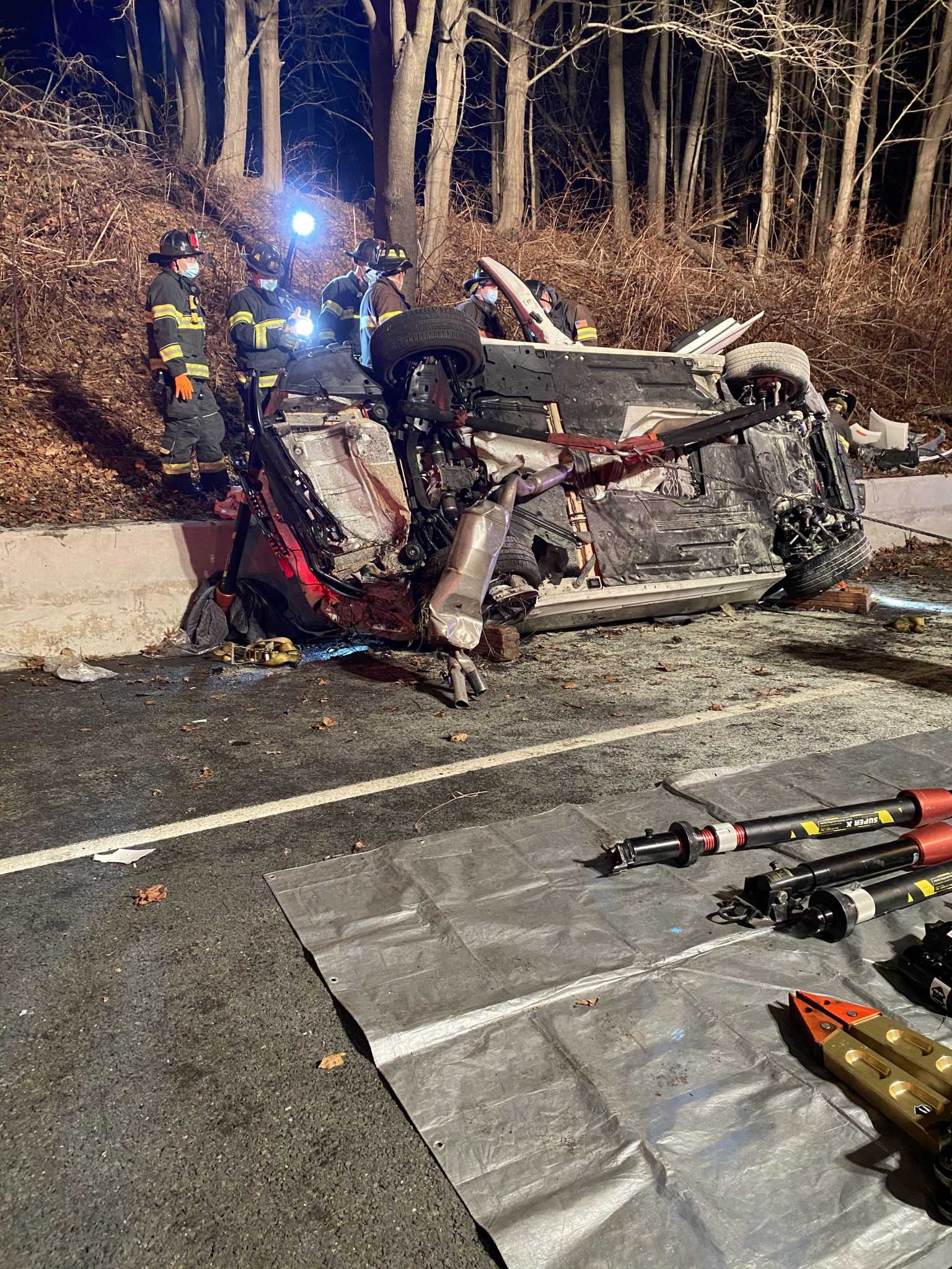 State police: Four injured in I-84 rollover crash in Danbury