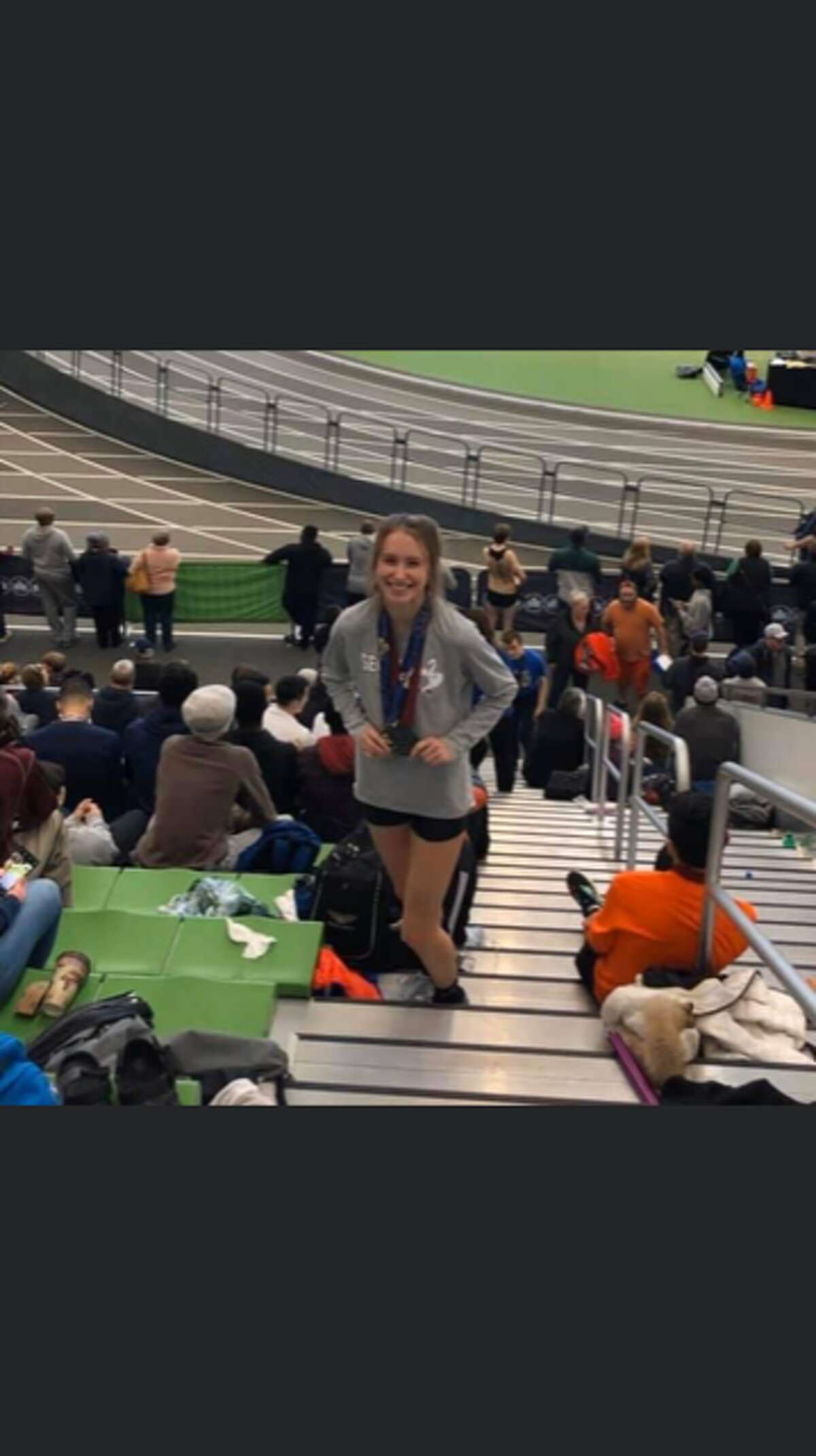 Olivia Chamberlain ready to jump for New Hampshire track team