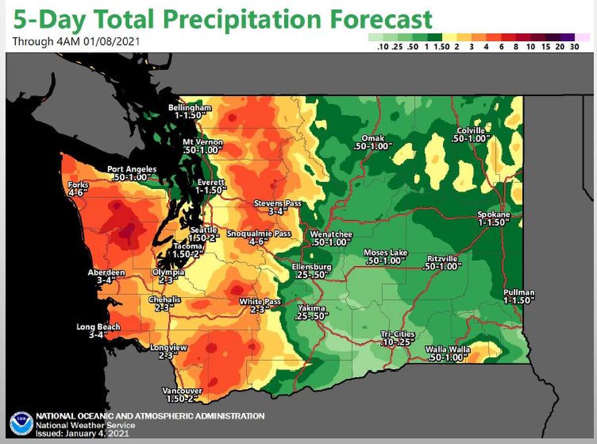More rain, mountain snow and river flooding on the way for Western ...