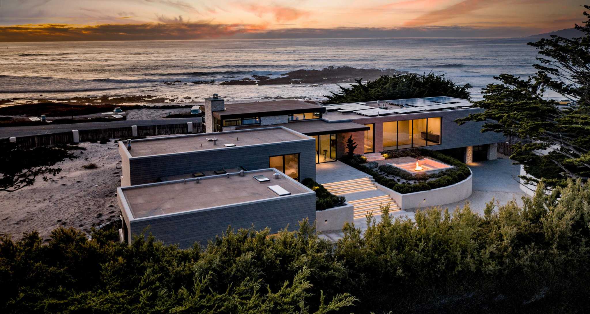 Pebble Beach view home includes ocean views, heated balcony