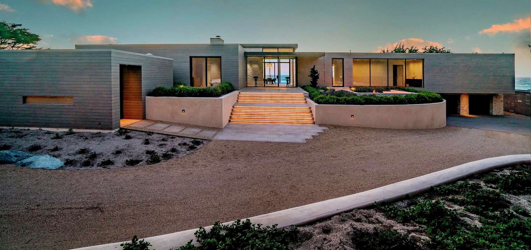 Pebble Beach view home includes ocean views, heated balcony