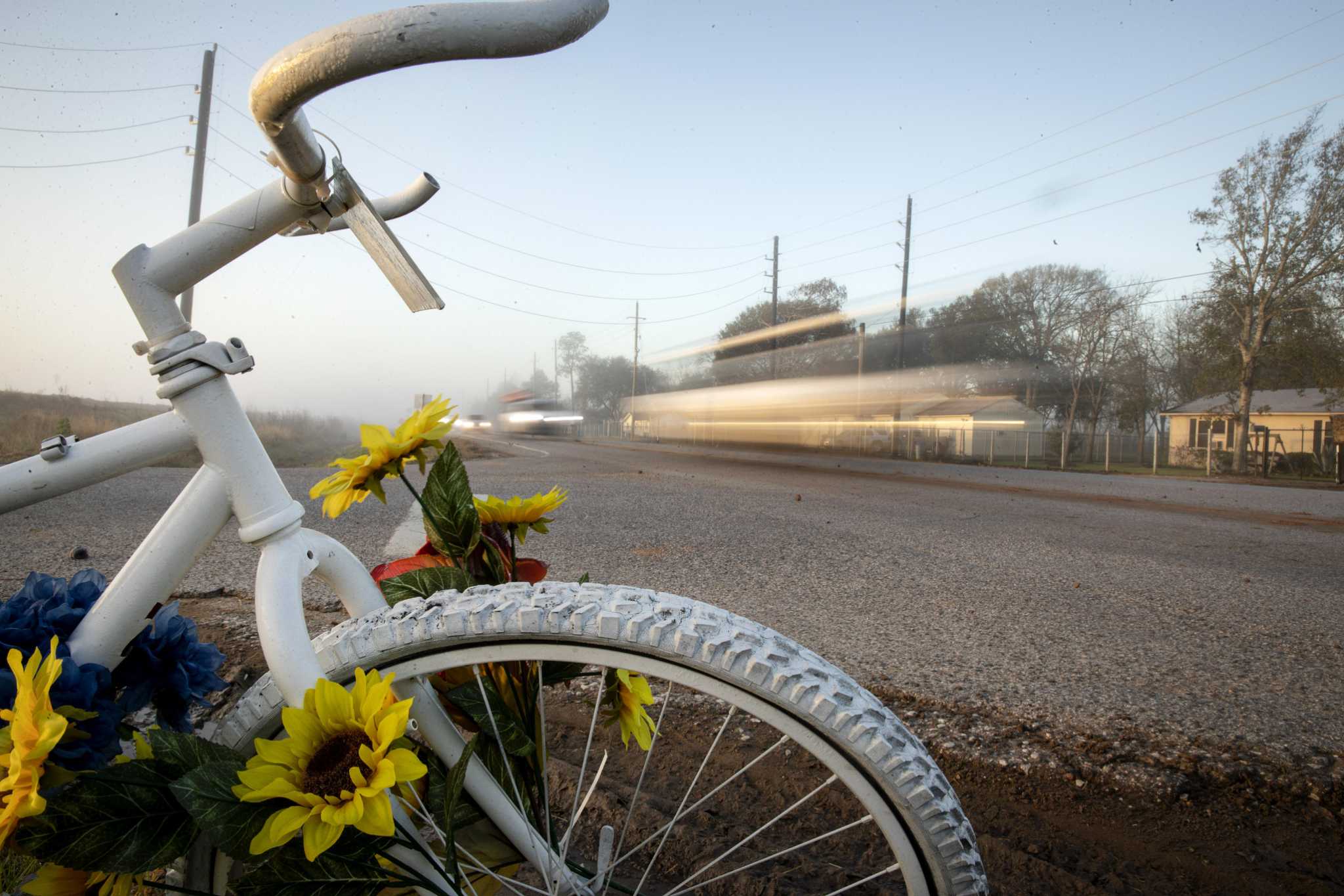 Cyclist hit during Houston Ghost Bike memorial ride