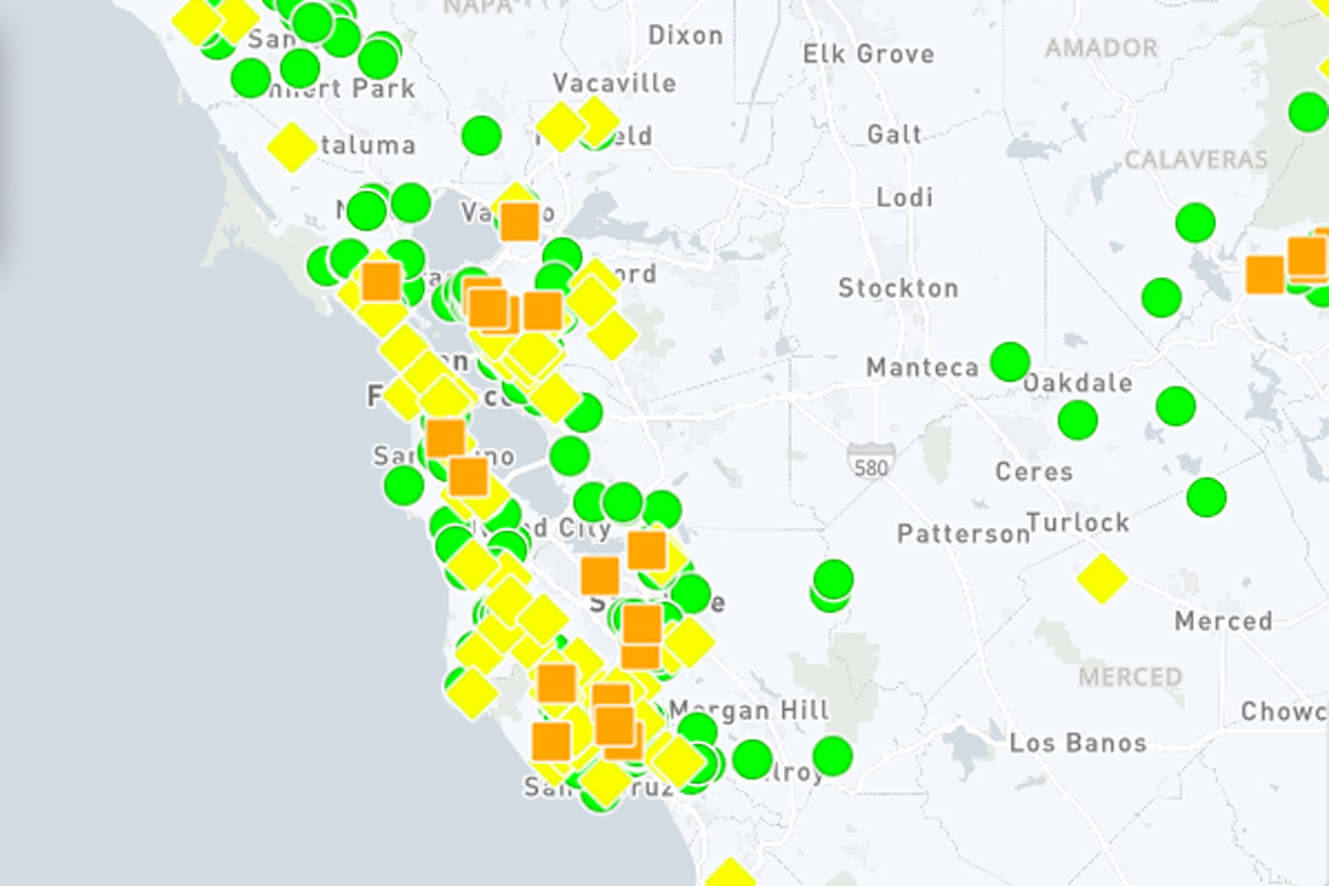 Outage maps: 53,000 without power across San Francisco Bay Area amid ...