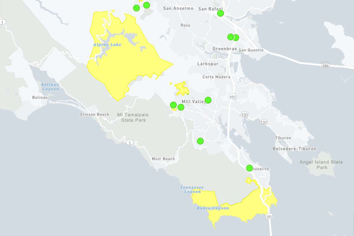Outage maps: 53,000 without power across San Francisco Bay Area amid ...