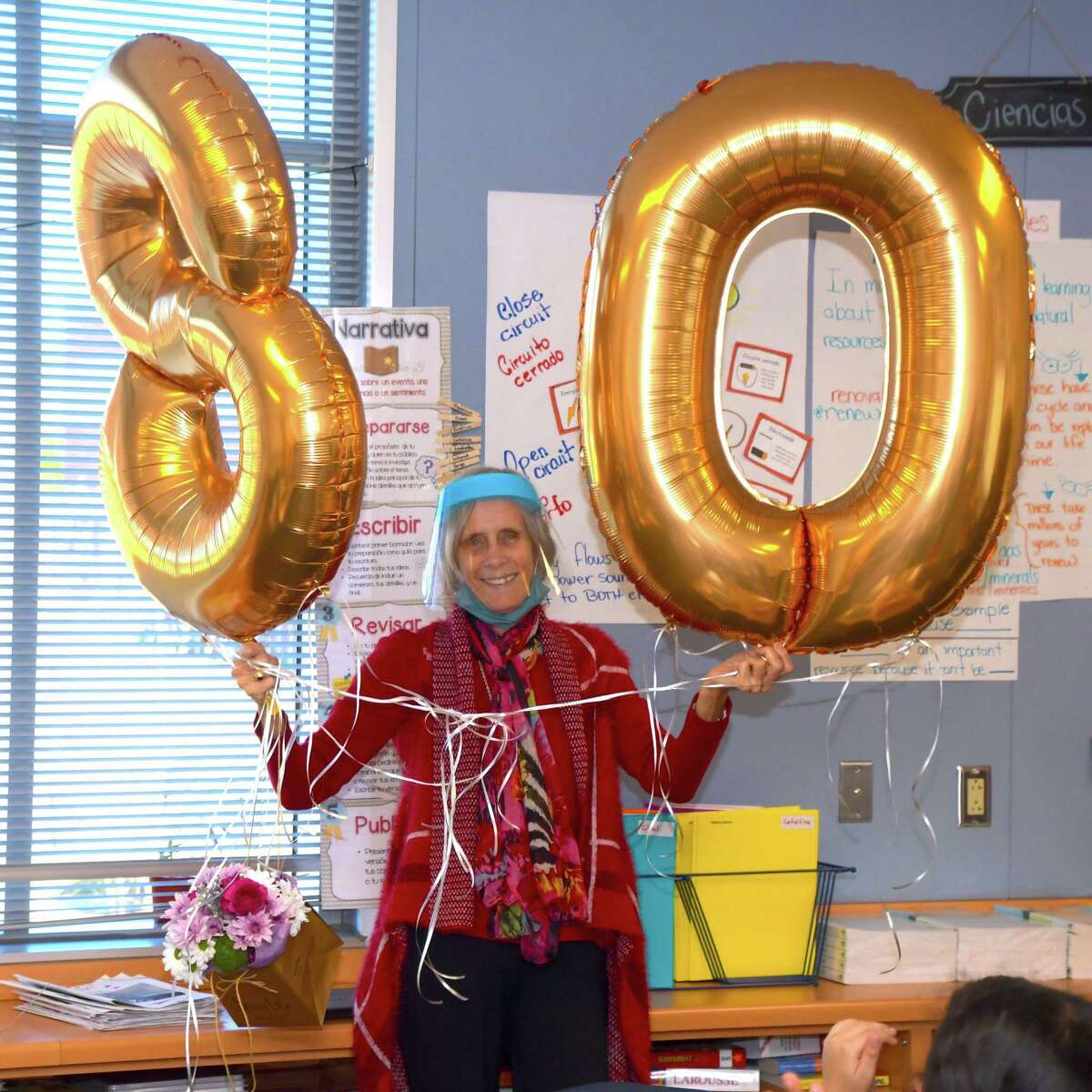 Tomball ISD celebrates 80th birthday of educator supporting students ...