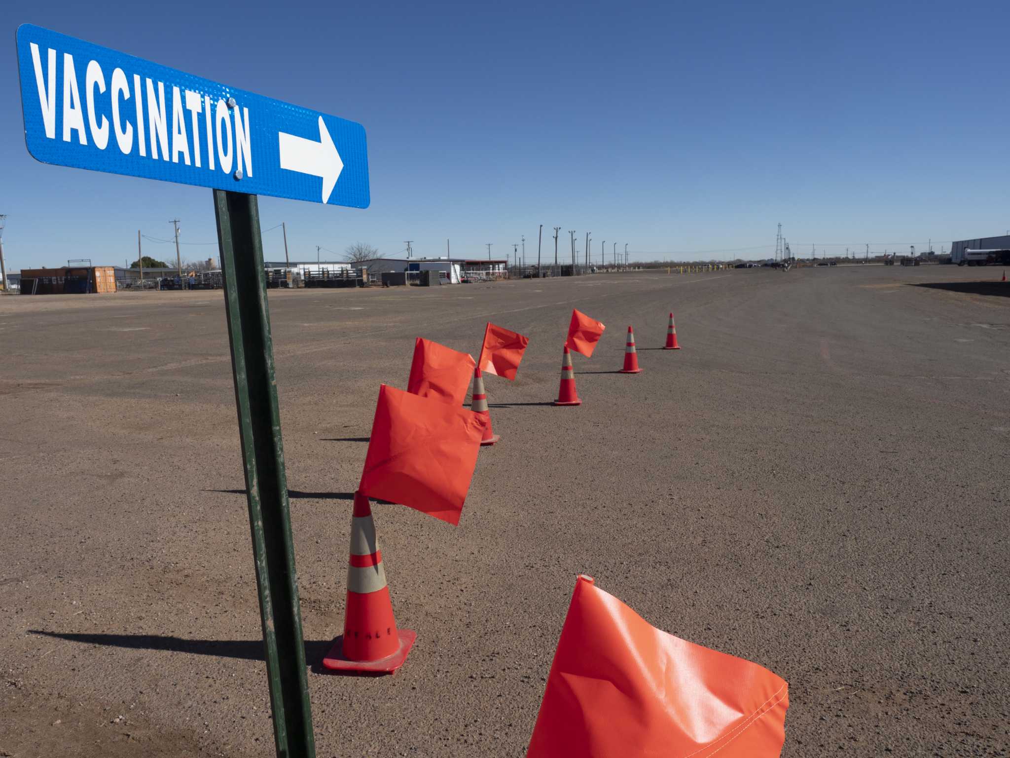 Take a look inside Midland's COVID vaccination hub