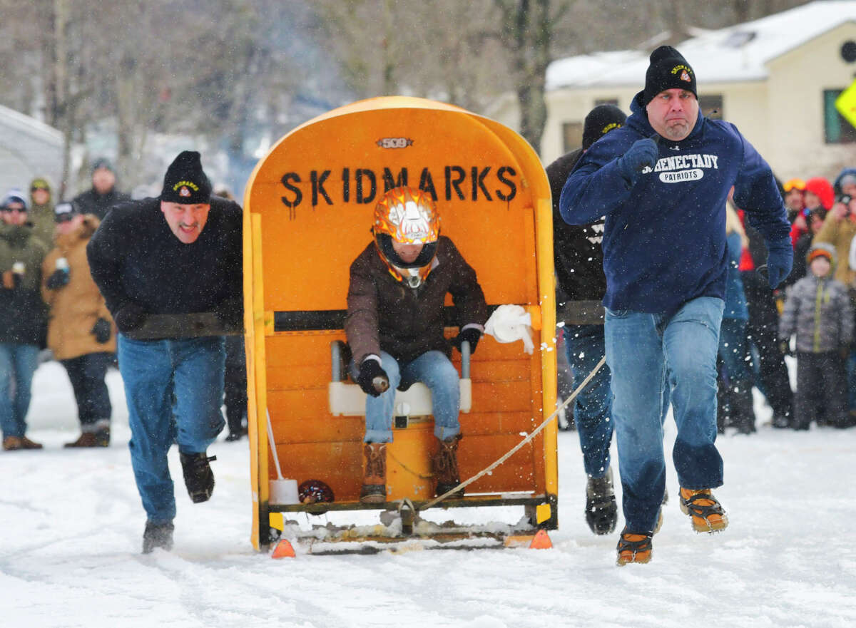 Photos: Outhouse racers go head-to-head in Middle Grove
