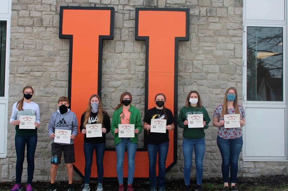 Ubly announces students of the month