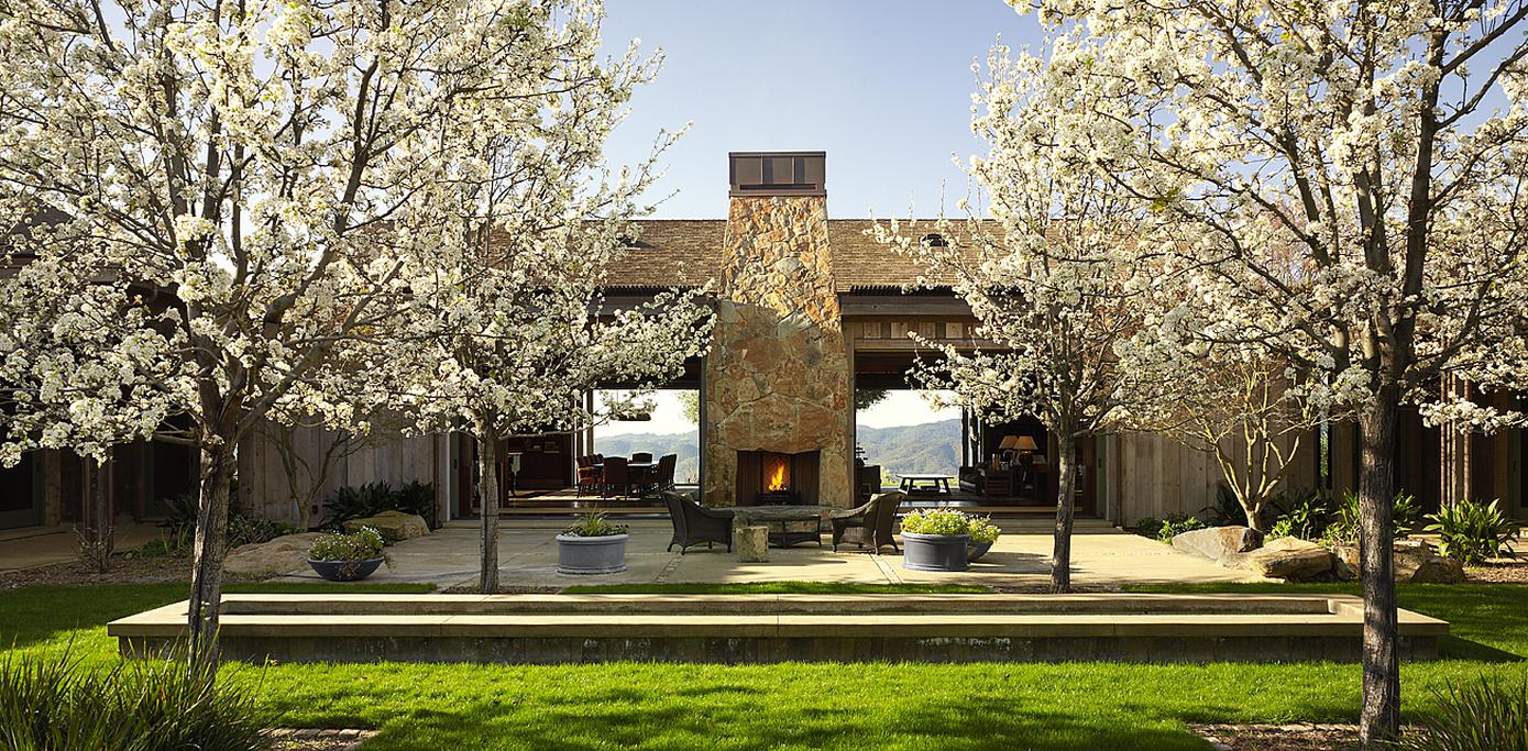 Howard Backen-designed compound on 160 acres in Wine Country