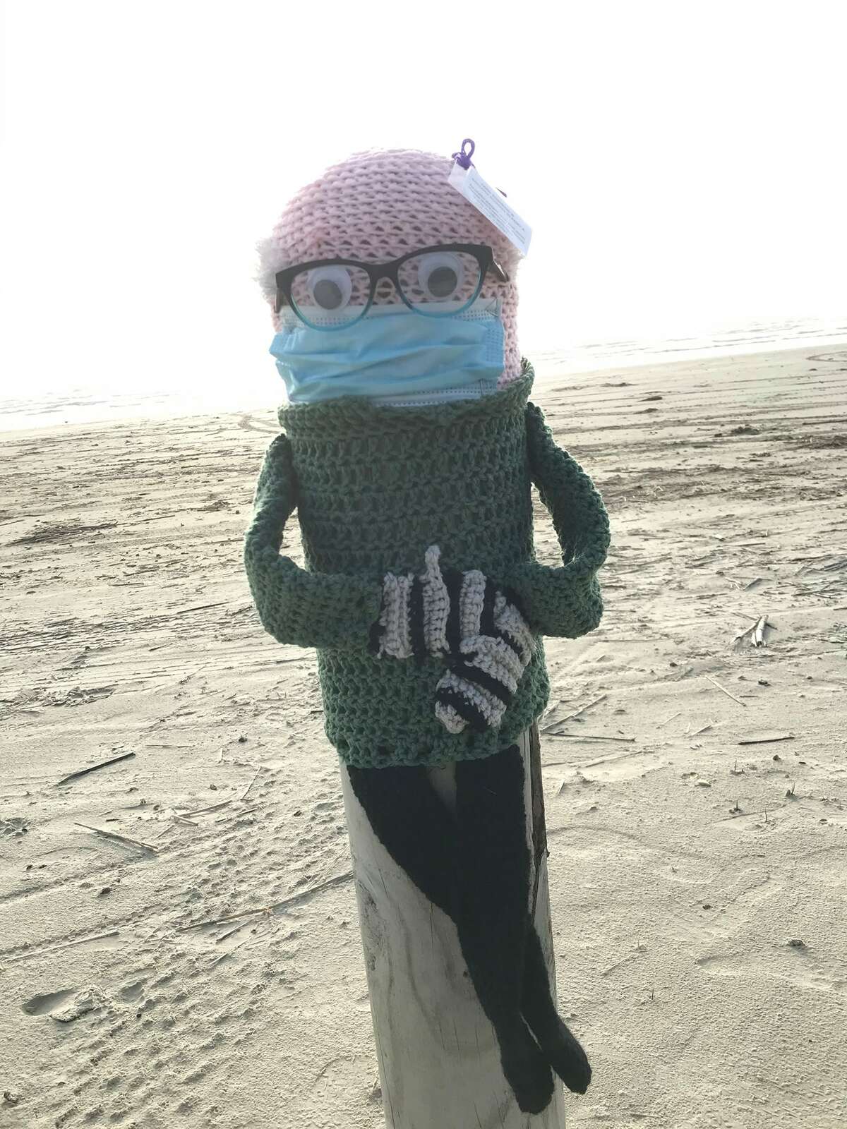 Viral meme of Bernie Sanders has been made into crochet for Port ...