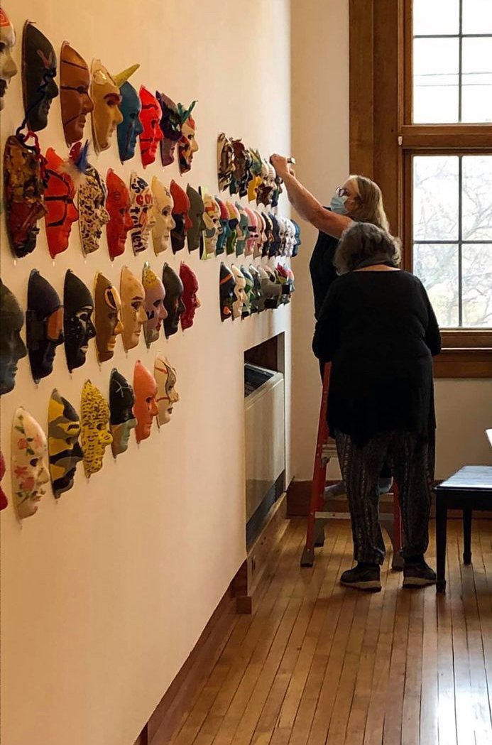 Masks on exhibit in Manistee through project exploring life in quarantine