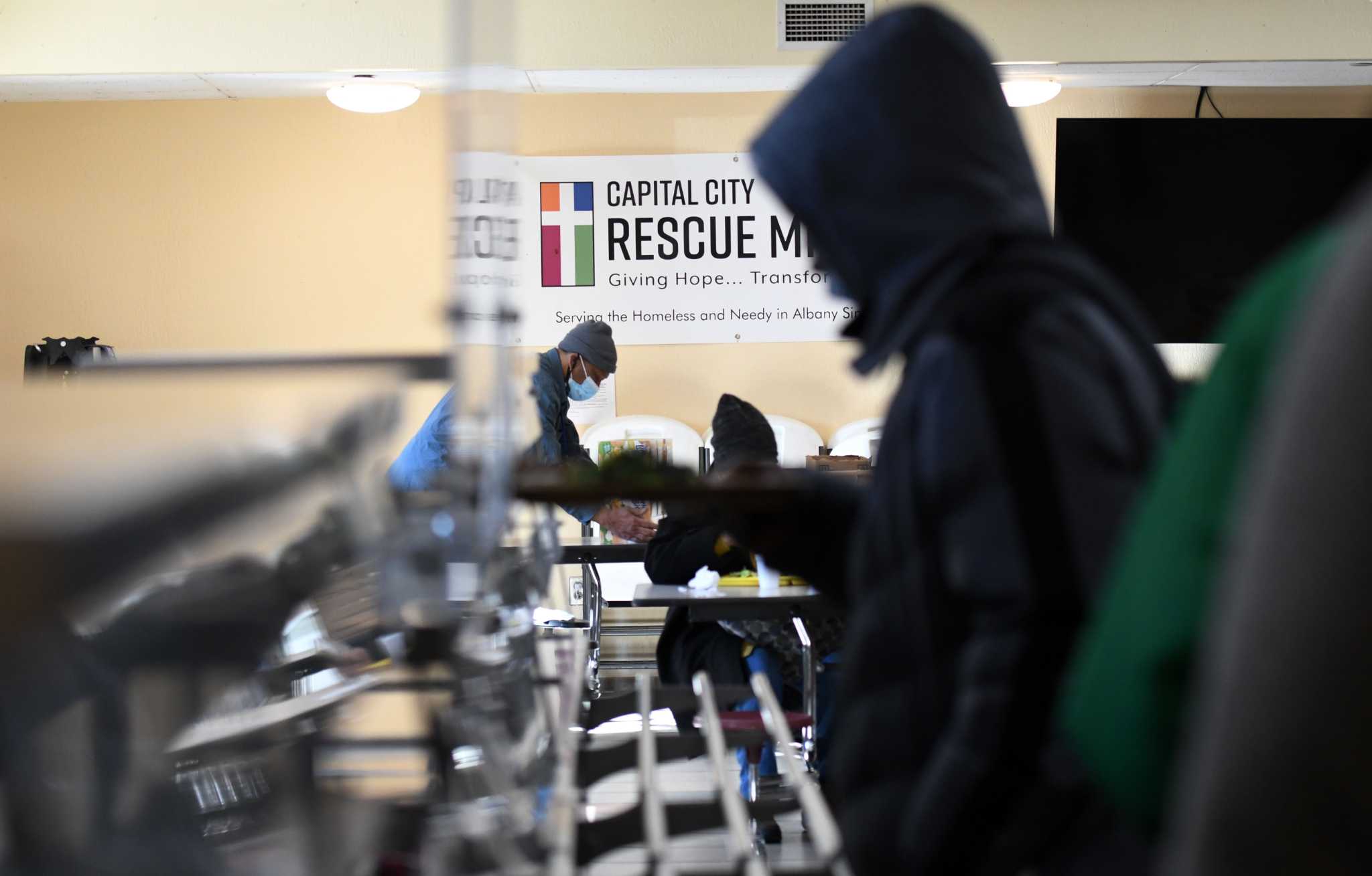 As dangerous cold settles, an Albany shelter opens its doors to homeless