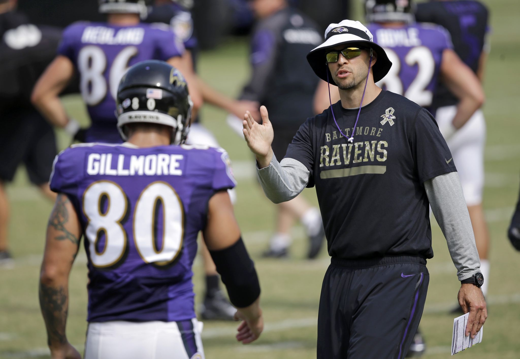 Texans evaluate offensive line coach candidates, including Ravens ...