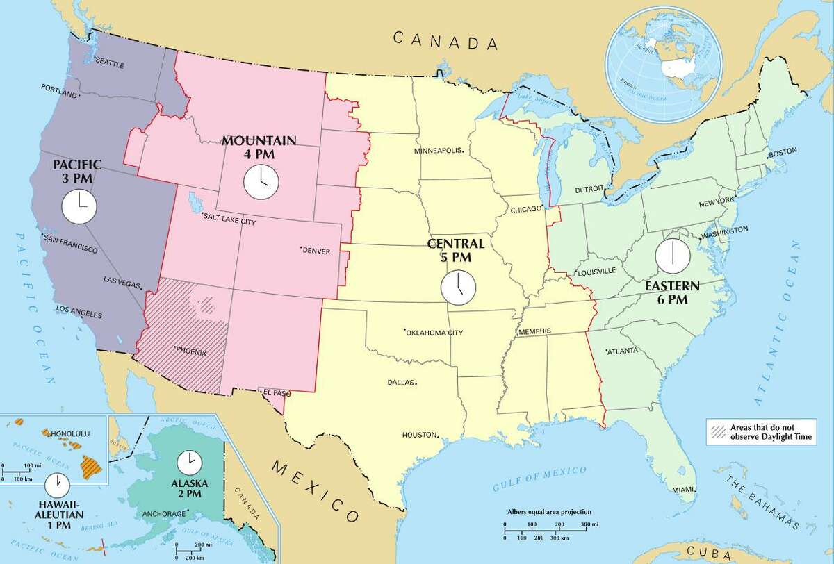 Atlantic Standard Time Bill Would Move CT Into A New Time Zone