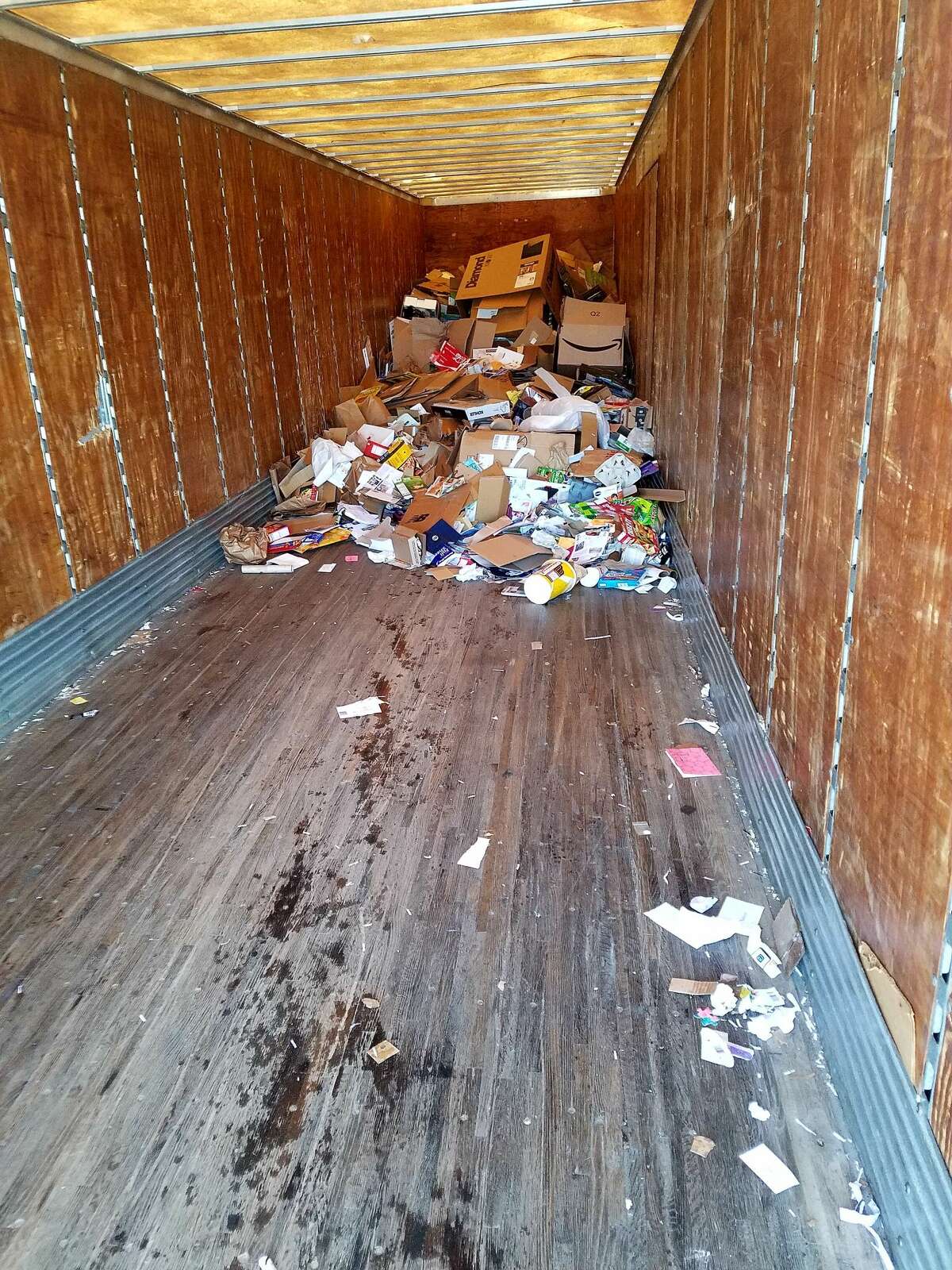 Cardboard continues to pile up outside recycling trailer at MCC