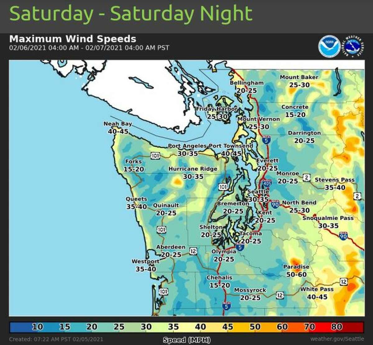'Significantly colder conditions': Temperatures in Seattle expected to ...